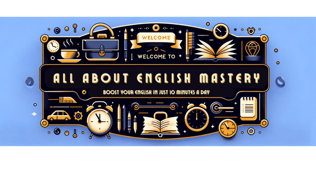 Welcome to All About English Mastery