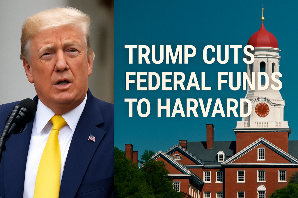 Trump Cuts Federal Funds to Harvard, Sparking Education Debate - All ...