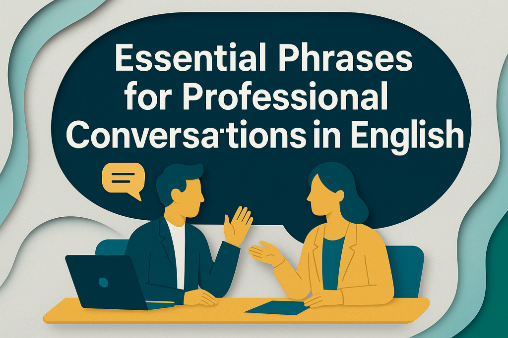 Essential Phrases for Professional Conversations in English | - All ...