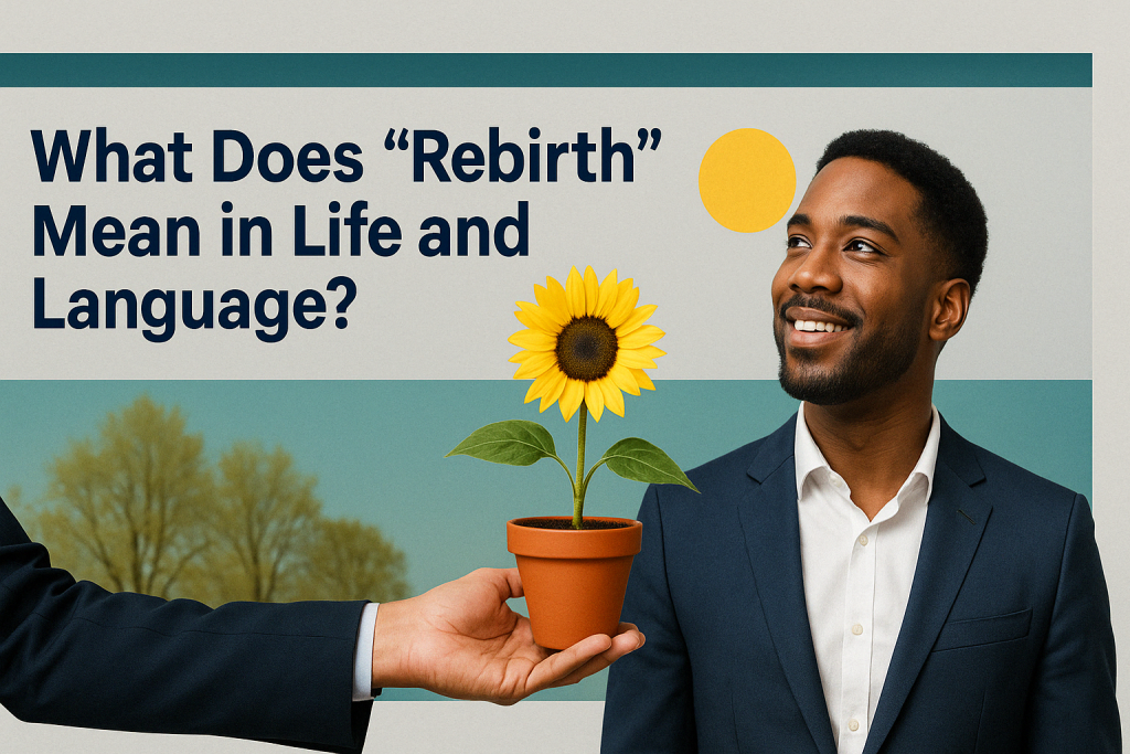 The Meaning of Rebirth in Life and Language – Beginner English - All ...