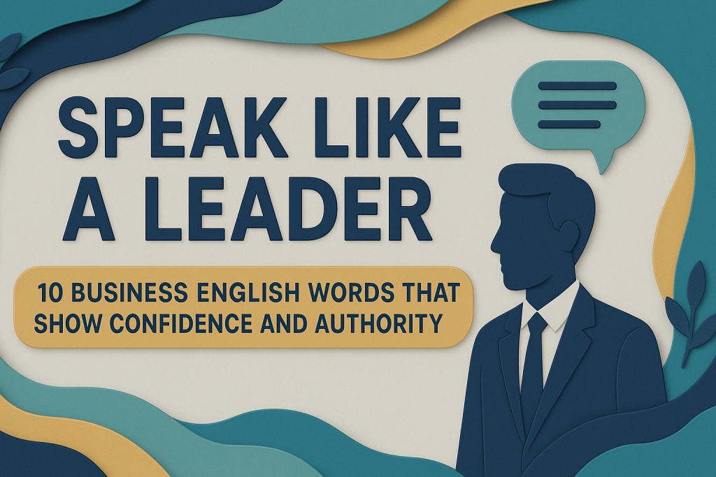 Leadership: 10 Powerful Business English Words to Use at Work - All ...