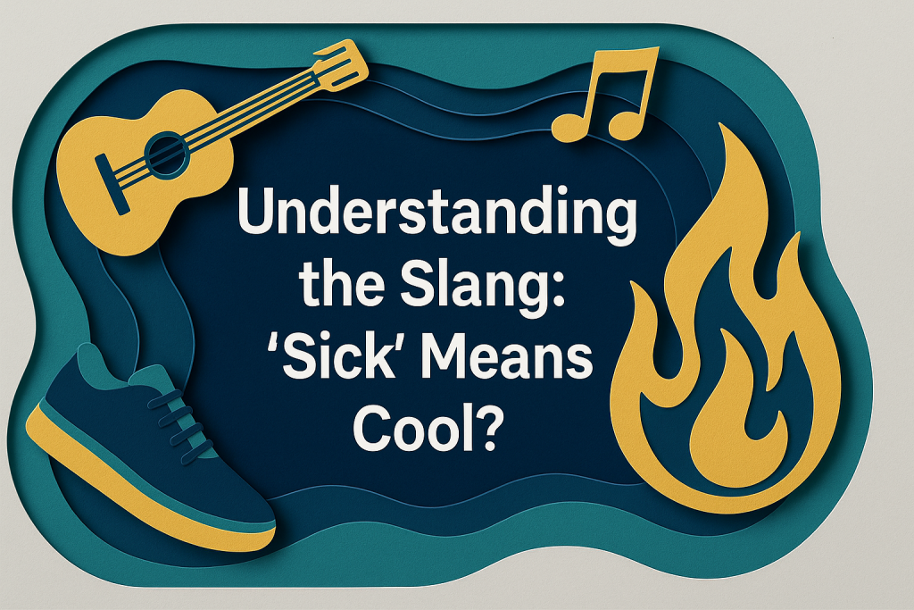 Understanding the Slang: "Sick" Means Cool? 🔥 - All About English Mastery