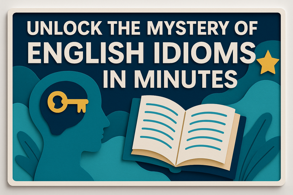 Unlock the Mystery of English Idioms in Minutes - All About English Mastery