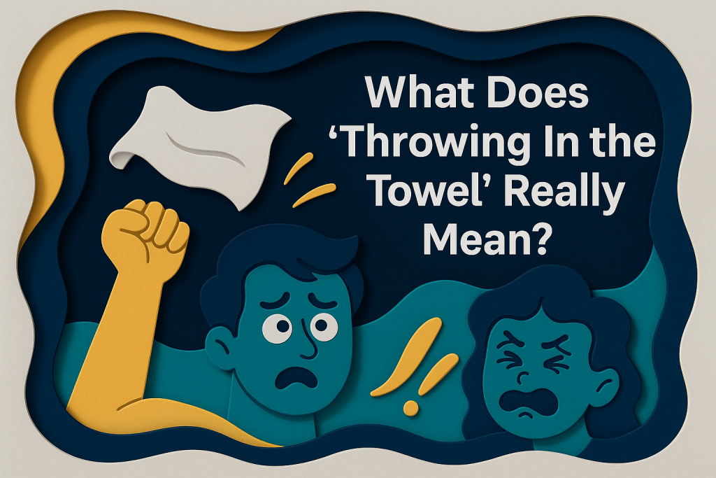What Does "Throwing In the Towel" Really Mean? - All About English Mastery