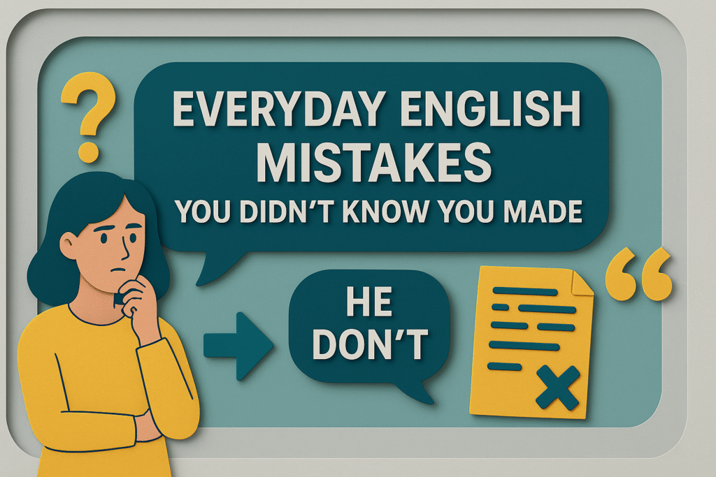 Everyday English Mistakes You Didn’t Know You Made 🚫 - All About ...