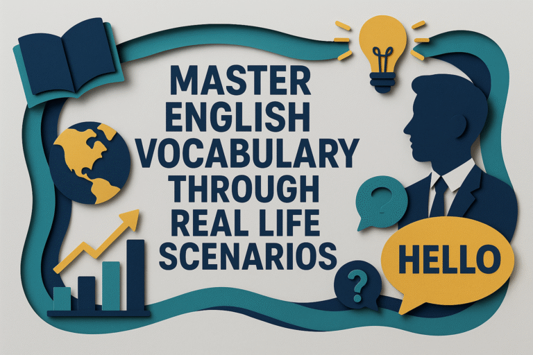 Master Real Life English Vocabulary Through Everyday Scenarios - All ...