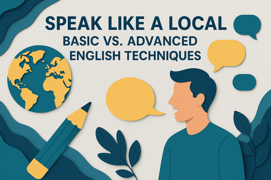 Speak Like a Local: Basic vs. Advanced English Techniques - All About ...