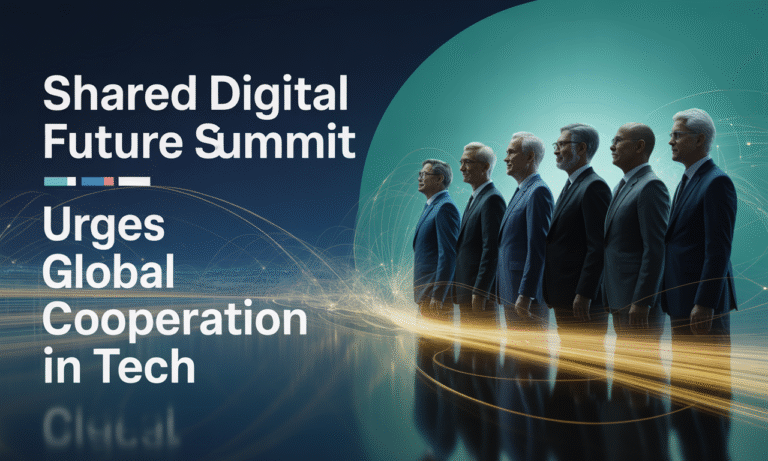 Shared digital future summit urges global cooperation in tech - All ...