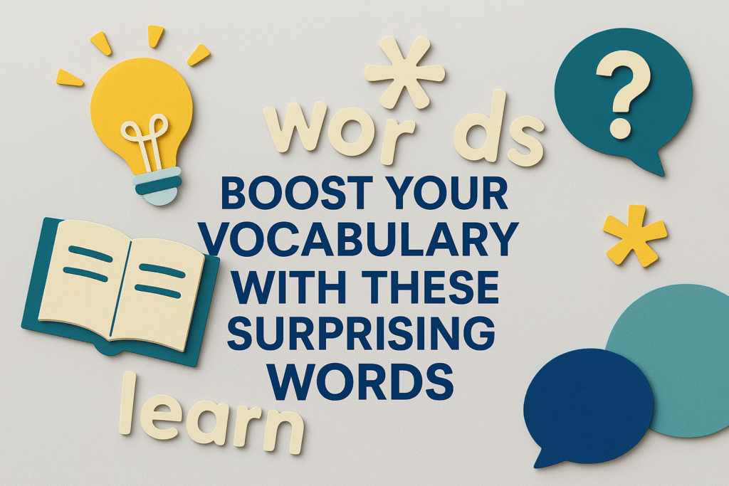 Boost Your Vocabulary with These Surprising Words - All About English ...