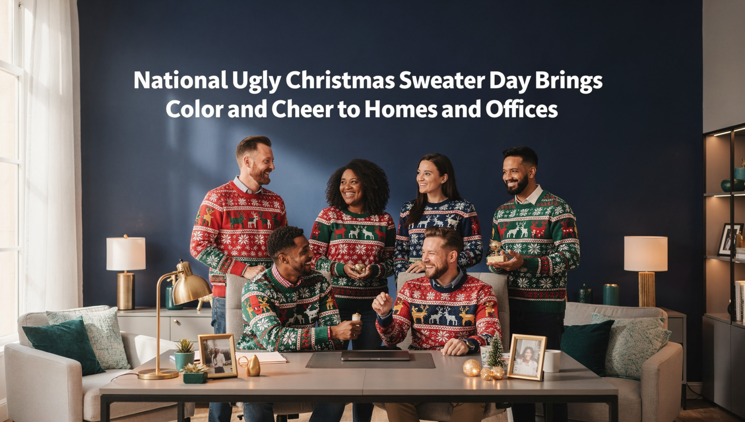 National Ugly Christmas Sweater Day brings Holiday color & cheer - All ...
