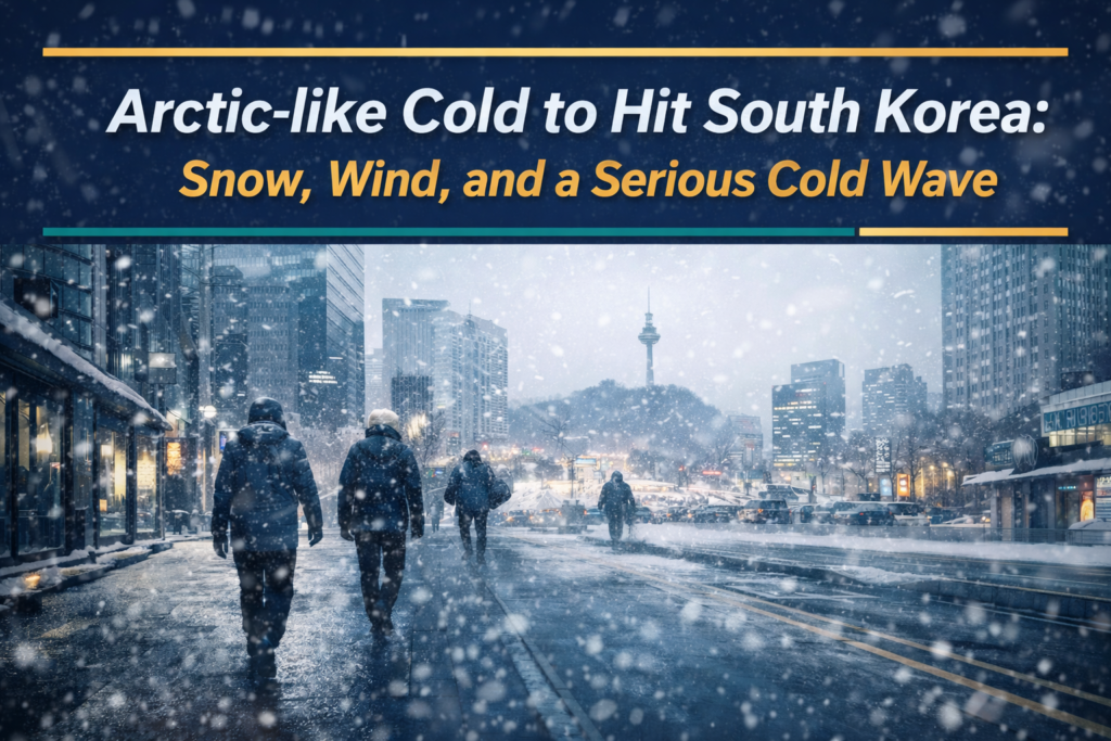 South Korea cold wave: snow, wind, and a weekend winter storm - All ...