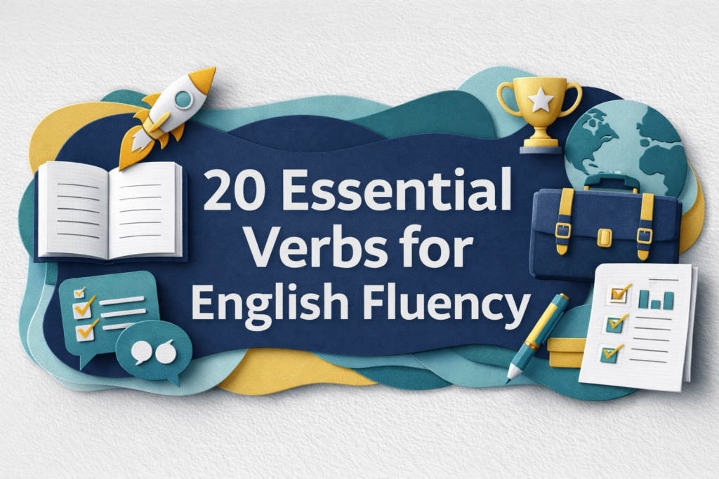 20 Essential Verbs for English Fluency to Sound More Confident - All ...